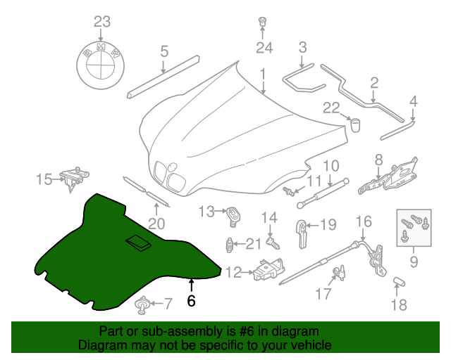 51488397678 - 1996-2002 BMW Z3 Insulator (51-48-8-397-678) | BMW of ...