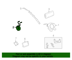 2006-2007 Jeep Liberty Clockspring 68271255ac | TascaParts.com