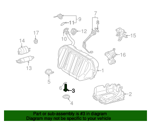 230-470-02-06 - Fuel Pump Strainer 2005-2011 Mercedes-Benz ...