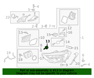 4K0-941-293 - Adjust Motor 2019-2023 Audi | Audi OEM Parts