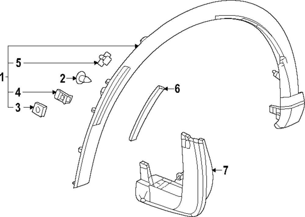 74157-3A0-A90 - 2023-2025 Honda CR-V - Wheel Opening Molding | Genuine ...