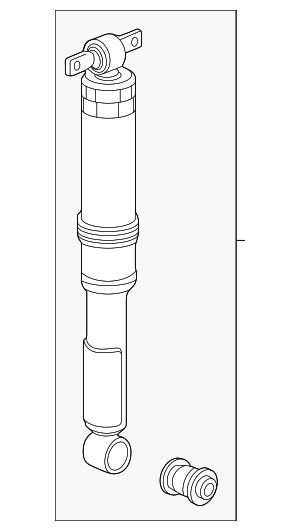 2011-2017 Honda Odyssey Rear Shock Absorber Assembly | Genuine Honda Parts