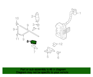 1K6-955-110-B-GRU - Headlight Washer Cover 2008 Volkswagen R32 ...