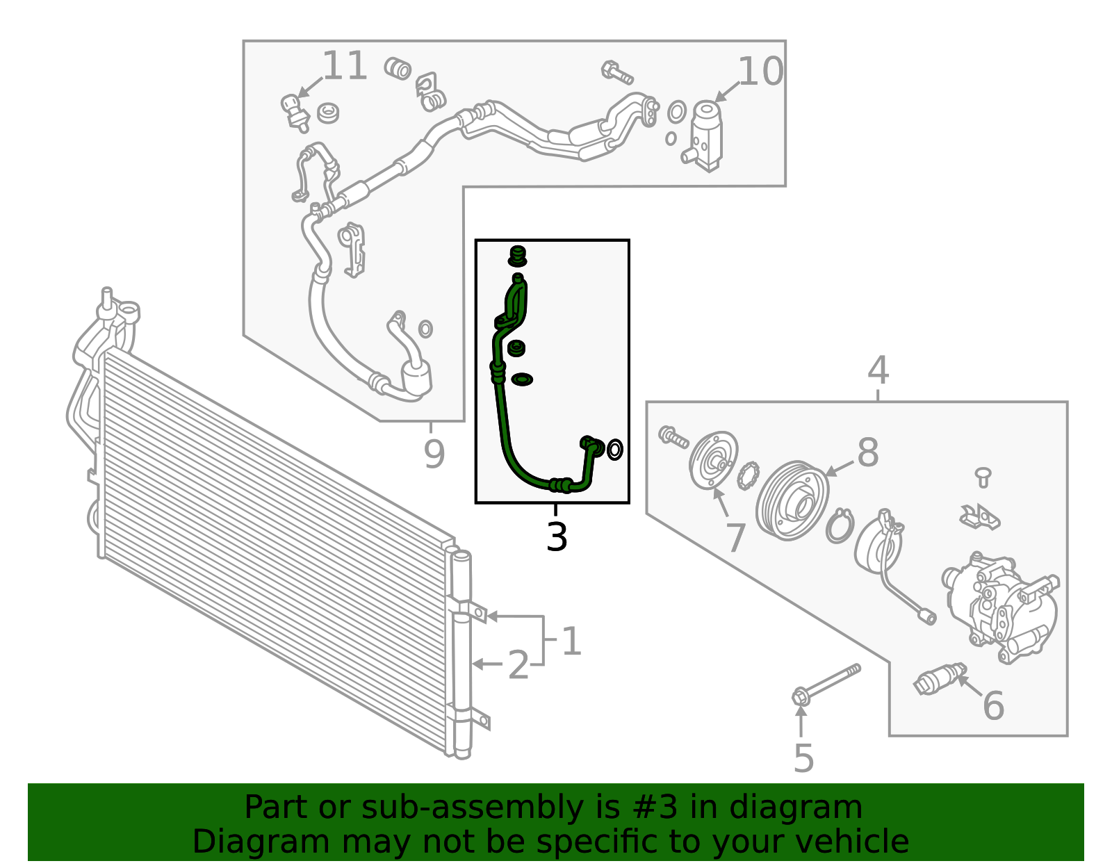 Genuine Discharge Hose for 2022-2023 Hyundai Kona | Part# 97762-J9750 ...