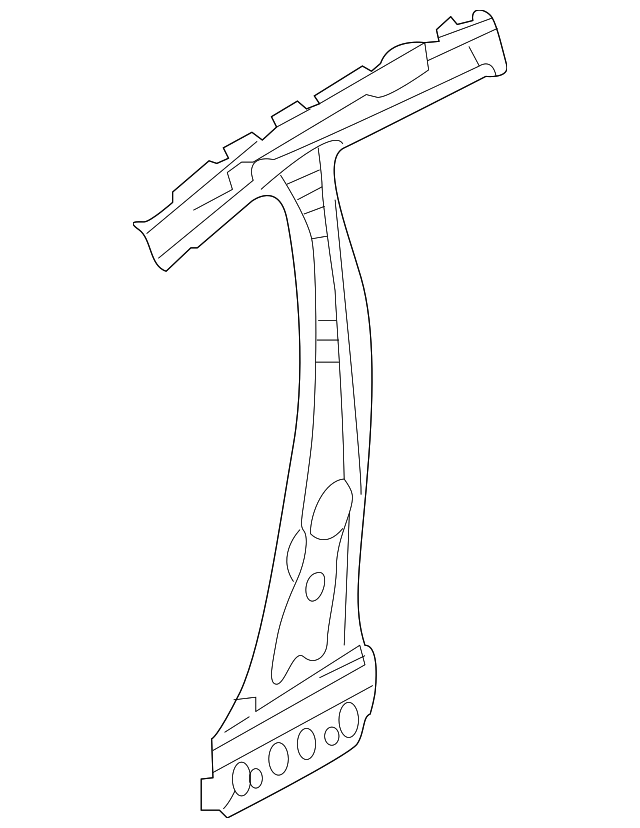 71402-4R000 - Body B-Pillar - 2011-2015 Hyundai Sonata | World OEM ...