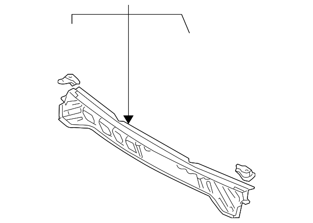2004-2010 Toyota Sienna Cowl Panel 55701-08010 | OEM Parts Online