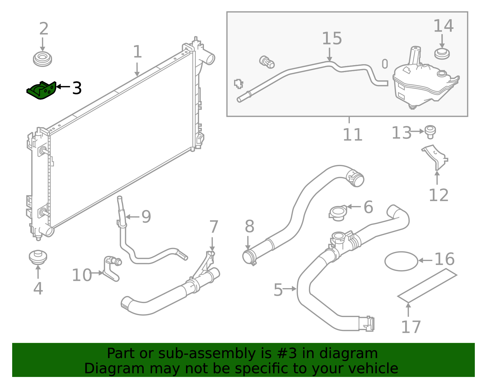 2019-2025 Nissan Altima Radiator Assembly Bracket 21542-6CA0A ...