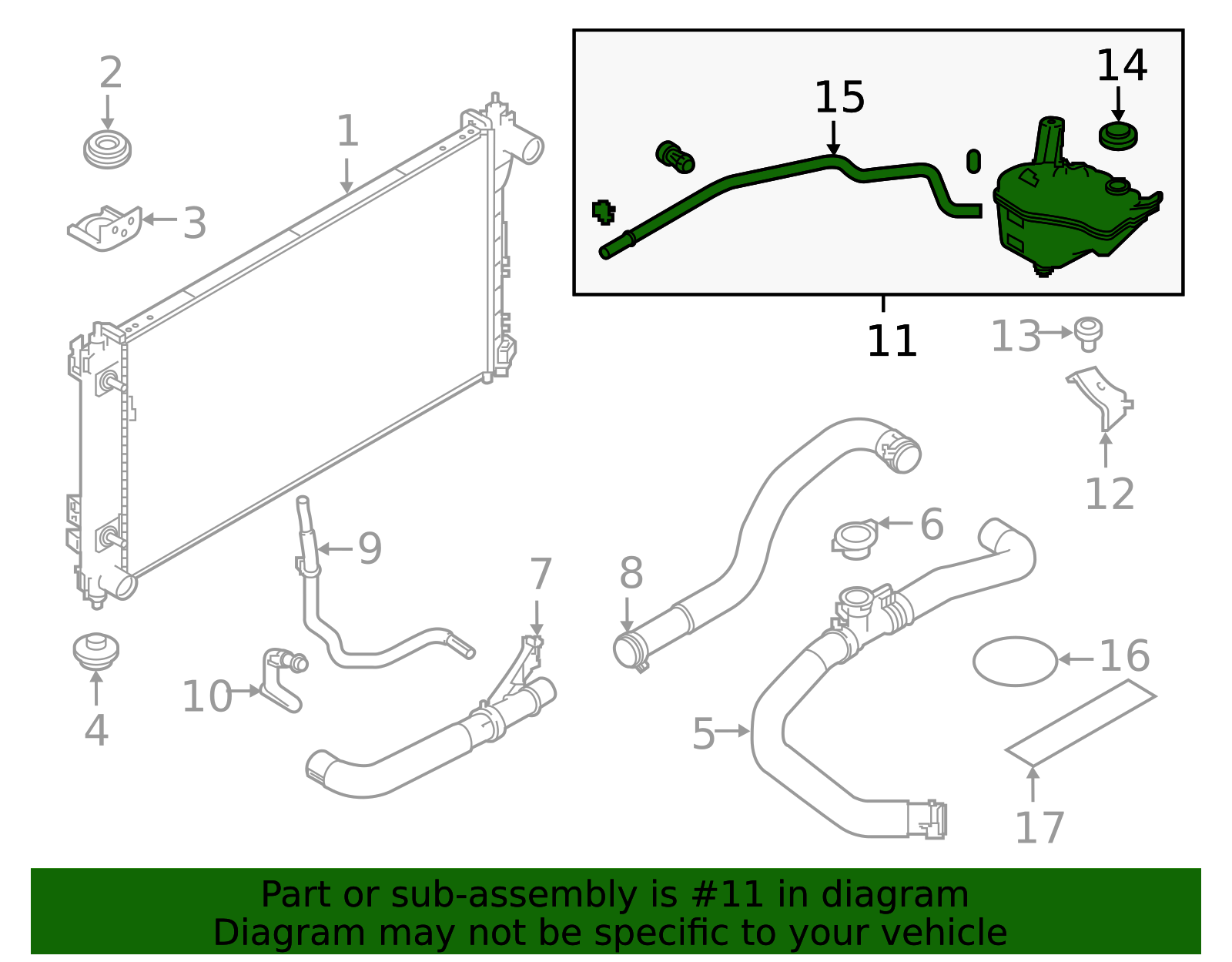 2019-2025 Nissan Altima Reservoir Assembly 21710-6CA0A | Nissan Parts ...