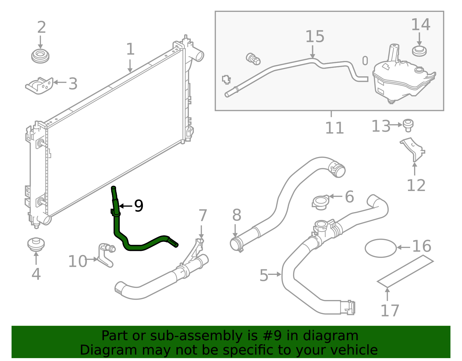 2019-2023 Nissan Altima Cooler Line 21631-6CB0A | Nissan RVA