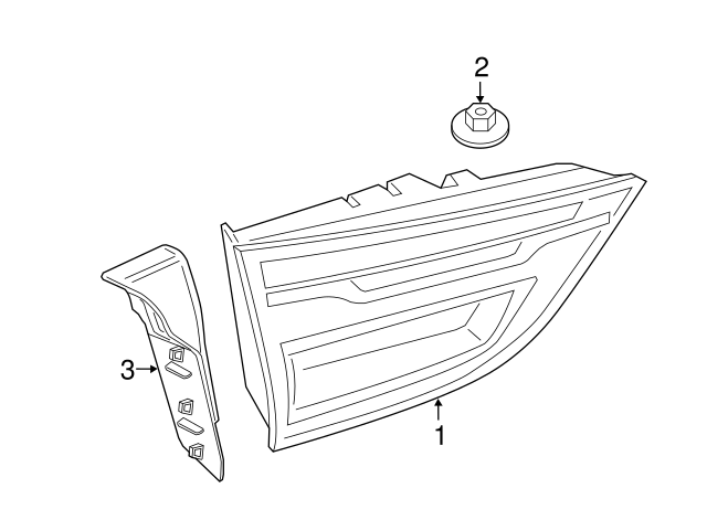63217438828 - 2015-2019 BMW X6 Backup Lamp (63-21-7-438-828) | BMW of ...