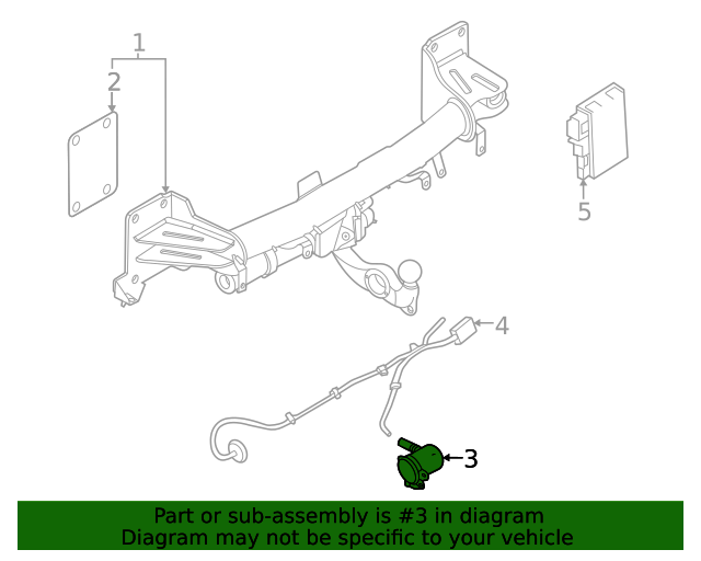 Genuine BMW 61-13-6-840-334 | G05 X5, G07 X7 Trailer Coupling | FREE ...