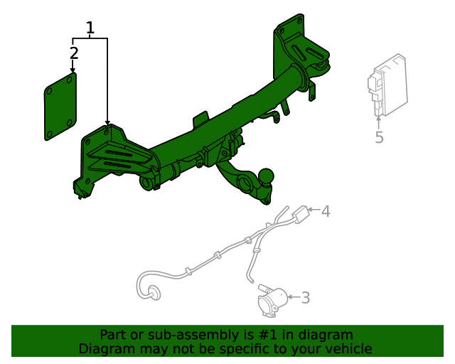 Genuine BMW 71-60-6-889-276 | Tow Hitch Set | FREE Shipping on Most ...