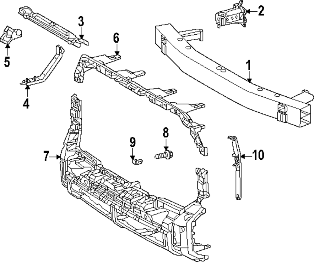 2022-2024 Toyota Tundra Lower Support 52117-0C040 | Retail Performance ...