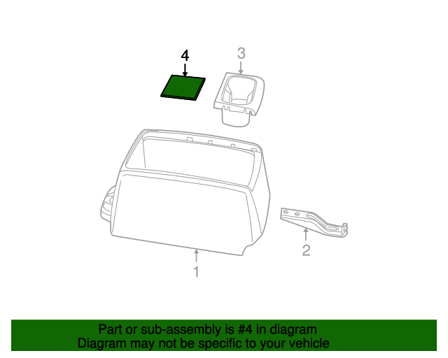 68029538AA - Console Mat - 2008-2020 Mopar | Mopar Parts Canada