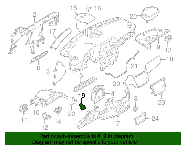 166-680-17-71 - Trim Panel 2012-2019 Mercedes-Benz | Mercedes-Benz USA ...