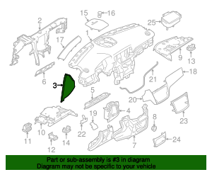 166-680-86-03-8Q96 - End Cap 2013-2019 Mercedes-Benz | Mercedes-Benz ...