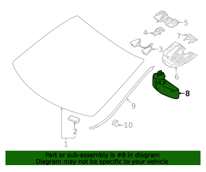 177-810-51-00-9051 - Mirror Inside 2019-2021 Mercedes-Benz | Mercedes ...