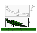 2015-2019 Chevrolet Corvette Front Bumper Fascia Air Deflector 23163400 ...