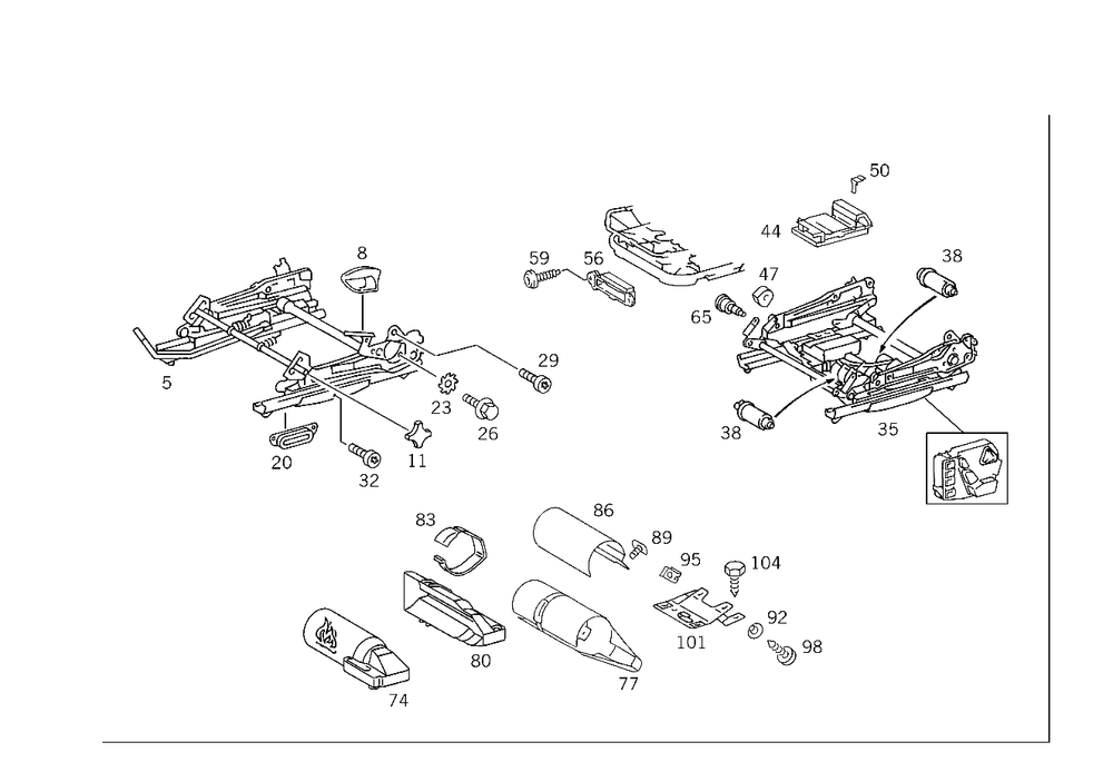 210-820-66-26 - Control Unit 1994-2002 Mercedes-Benz | Mercedes-Benz USA Parts