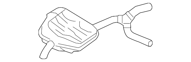 31338505 - Muffler rear left - 2008-2015 Volvo XC70 | Volvo OEM Parts ...