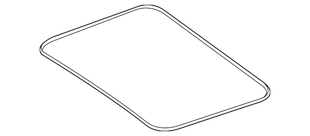 205-780-00-98 - Sunroof Glass Seal 2015-2023 Mercedes-Benz | Mercedes ...