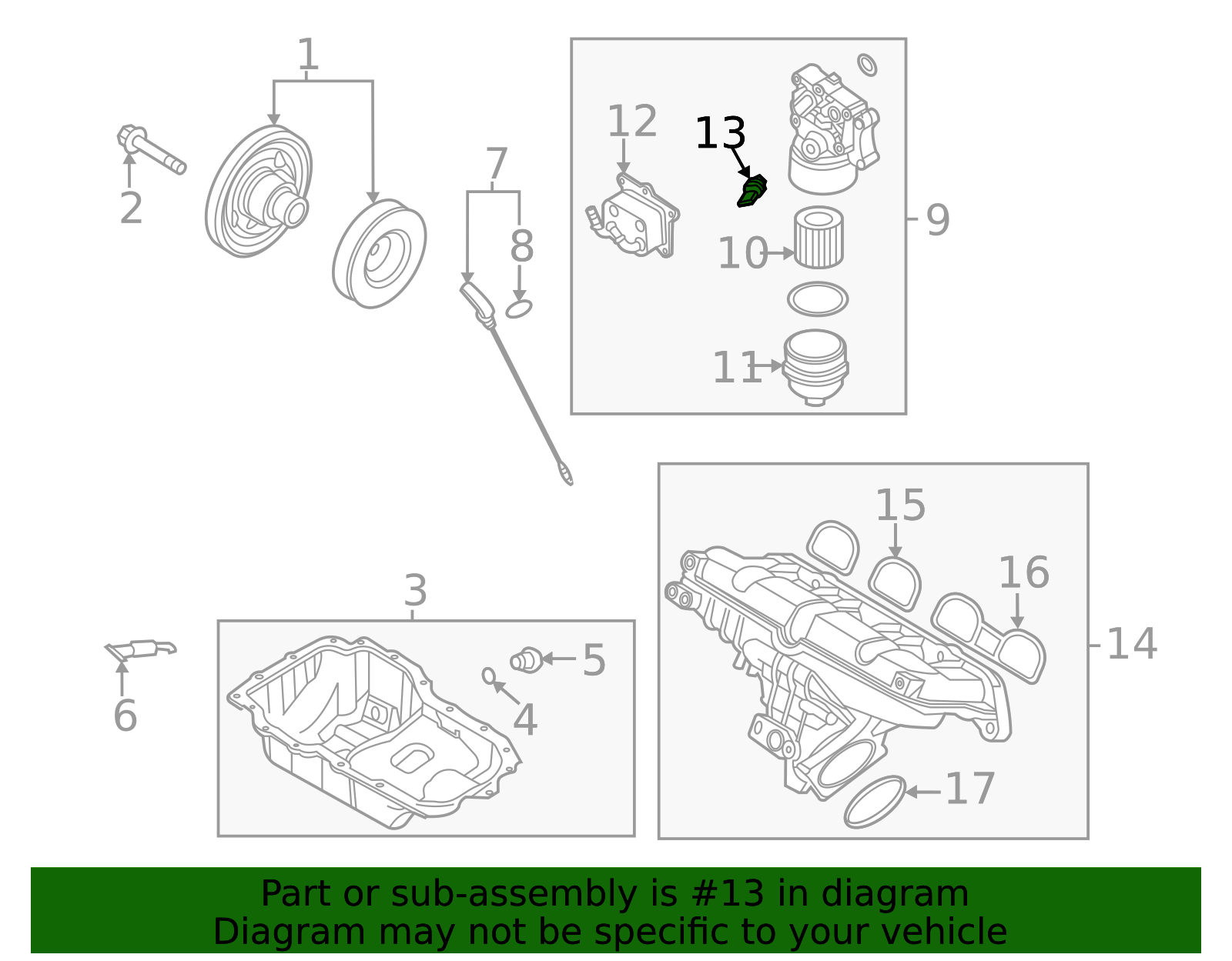 94750-2M454 - Engine Oil Pressure Switch 2021-2025 Kia | Kia.Parts Store