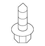 9CF600516B - Genuine OEM Mazda Radiator Support Splash Shield Screw ...