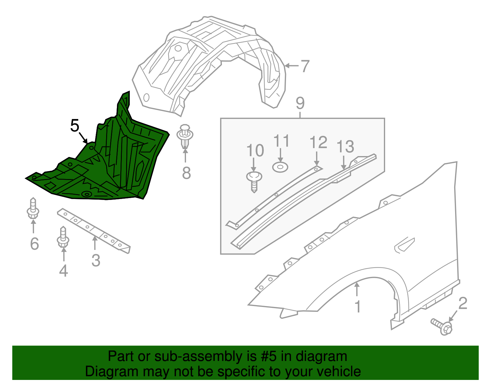 N243-56-14ZA - Ft Fender Liner - 2016-2020 Mazda MX-5 Miata | Mazda ...