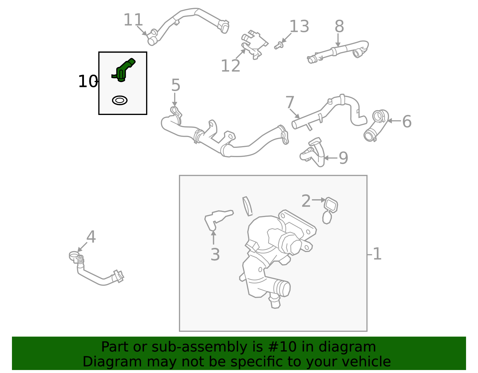 LR171244 - Water Outlet 2019-2023 Land Rover | AutoNation Parts
