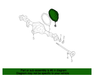 1990-2007 GM OEM NEW 90-07 GM Chevrolet Cadillac Sierra Rear Axle ...