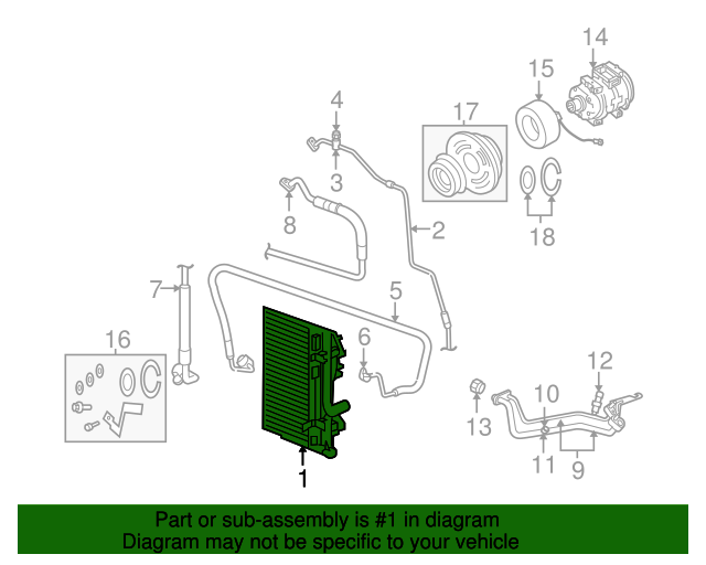 Condenser Assembly 05137693AE | TascaParts.com