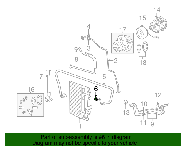 2006-2012 Mopar Seal 5073612ab | TascaParts.com