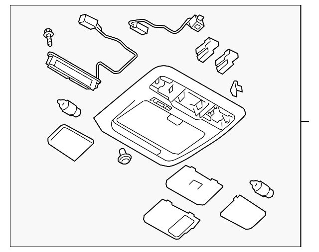 2015-2016 Subaru Overhead Console 92151AL10AME | Subaru Parts Store