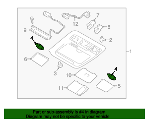 2005-2019 Subaru Bulb 84662AG04A | TascaParts.com