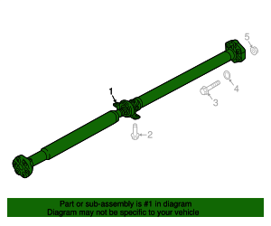 2014-2020 Hyundai Drive Shaft 49100-B1200 | Hyundai Wholesale Direct