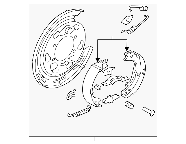 58250-2S300 - Parking Brake 2011-2016 Kia Sportage | Kia.Parts Store