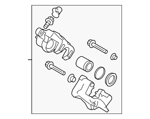 58310-2SA00 - Caliper 2011-2016 Kia Sportage | Kia.Parts Store