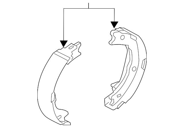 58305-2SA30 - Park Brake Shoes 2011-2016 Kia Sportage | Kia.Parts Store