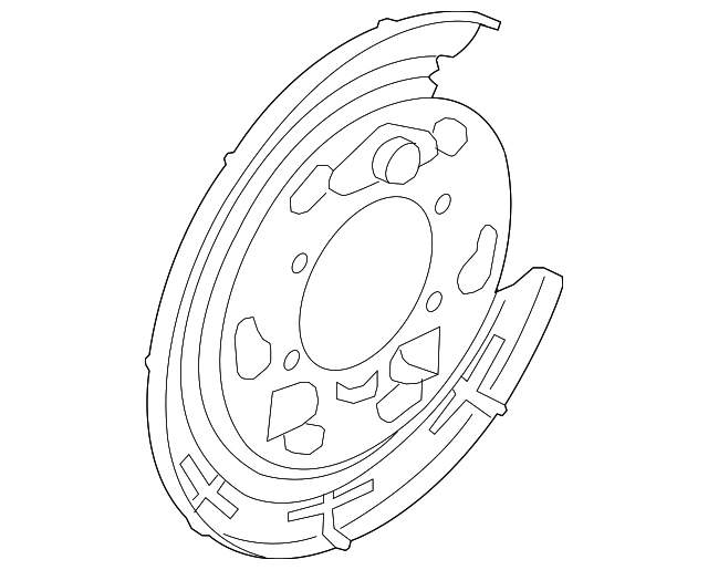 2011-2016 Kia Sportage Backing Plate - Driver's Side (LH) 58251-2S300 ...