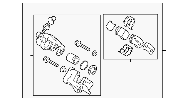 58210-2S100 - Caliper Assembly 2011-2016 Kia Sportage | Kia.Parts Store