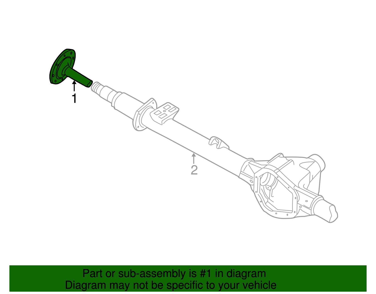 1995-2024 Ford Axle Shaft F5UZ-4234-A | Varsity Ford