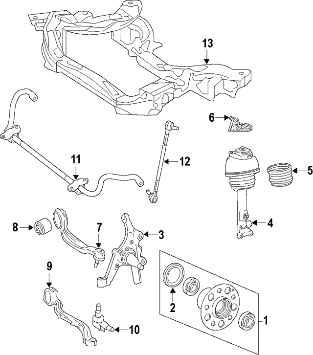 Mercedes-Benz Torsion Bar Linkage 212-320-11-89-64 | Shop Mercede
