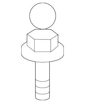 2005-2012 Audi Engine Cover Stud 06E-103-164 | Audi USA Parts