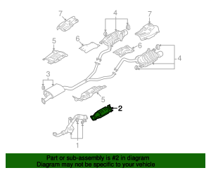 Genuine OEM Catalytic Converter Part# 28950-3C300 Fits 2008-2009 ...