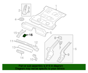 2009-2018 Volkswagen Retainer 5N0-803-274 | OEM Parts Online