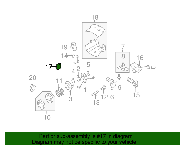 2007-2021 GM Ignition Switch 85636870 | GM Parts Center