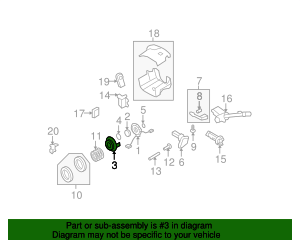 2007-2020 GM Turn Signal Switch Cancel Cam 15775848 GM | GMPartsDirect.com