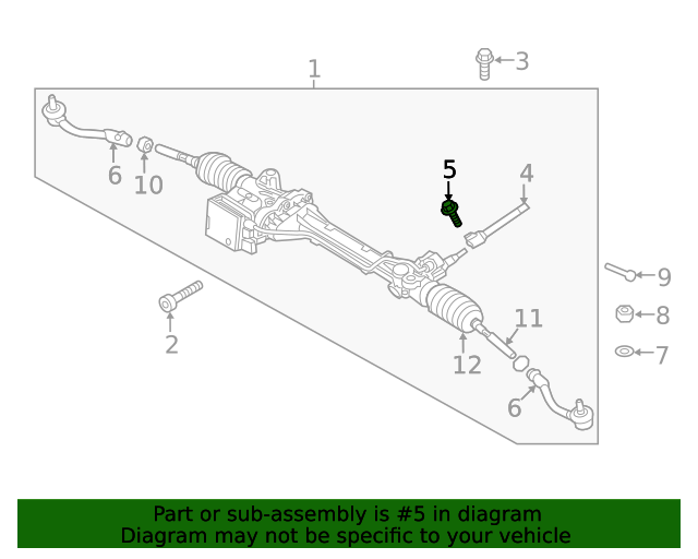 2012-2023 Hyundai Lower Shaft Lower Bolt 56415-2H000 | OEM Parts Online