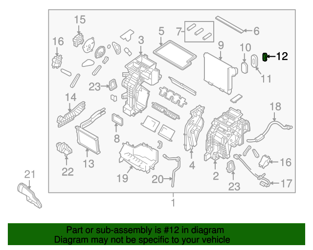 2015-2017 Hyundai Sonata Expansion Valve 97626-C2000 | OEM Parts Online