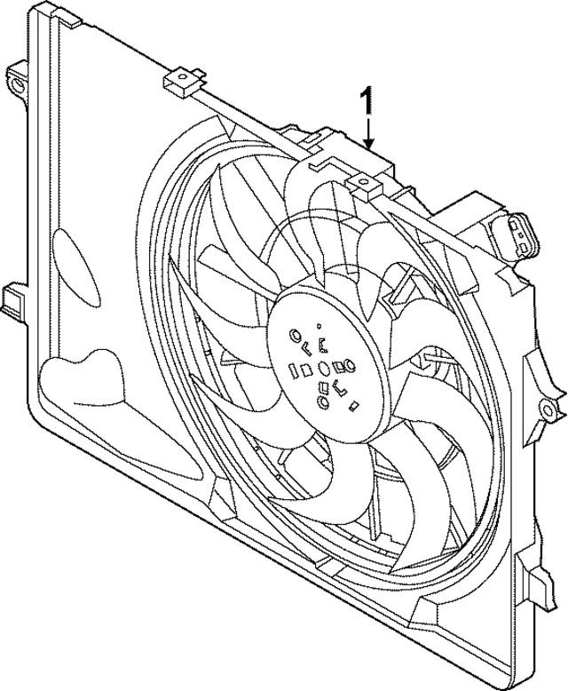 25380-N9700 - Fan Assembly 2023-2024 Kia Sportage | Kia.Parts Store